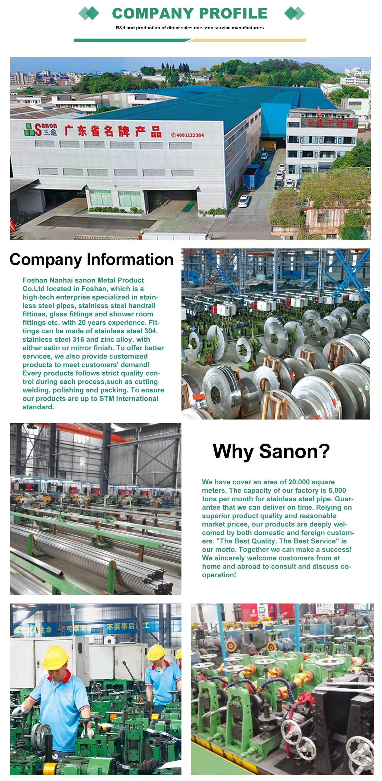 (Guangdong) Foshan Sanon Metal Products Co.,Ltd
